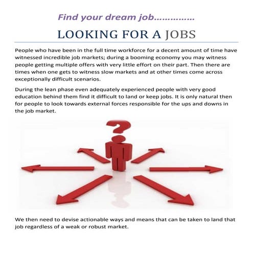 Understanding the job market | PPTX