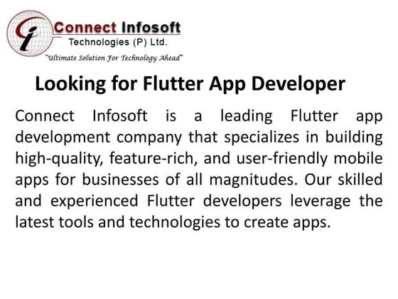 Why Flutter's UI Features Are a Game-Changer for Modern App Design? | PPT