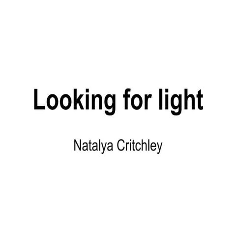 Looking for light | PDF