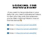 Looking for motivation | PDF