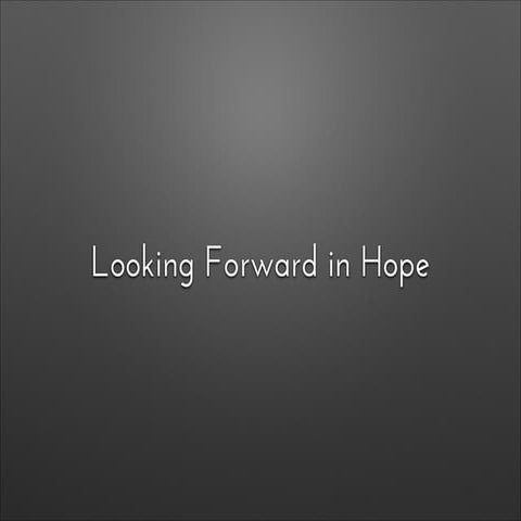 Looking forward in hope | PDF