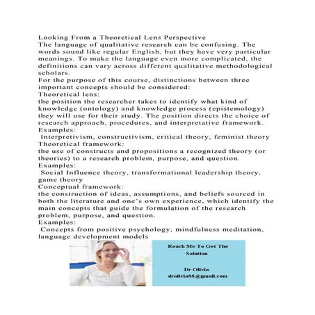 Looking From a Theoretical Lens PerspectiveThe language of qualita.docx