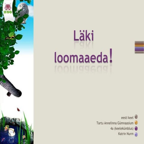 Loomaaed | PPTX