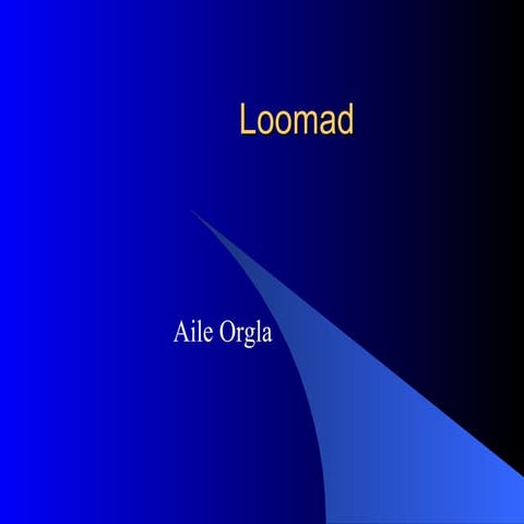 Loomad | PPT