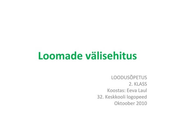 Lugema ja kirjutama õpetamine | PPT