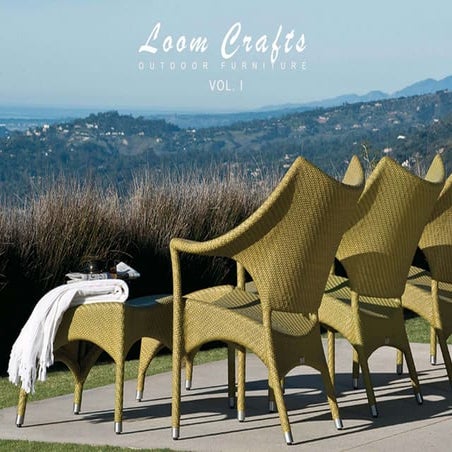 Loom Crafts Luxury Outdoor Garden Furniture Vol I | PPT
