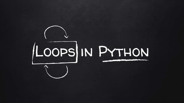 Loops In Python Pptx Programming Languages Computing 5471