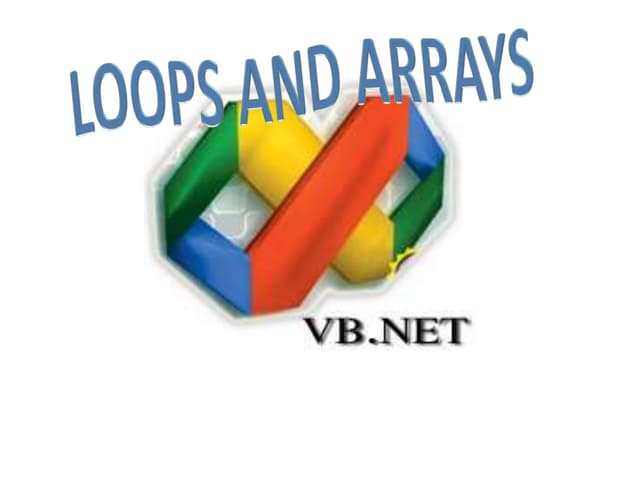 Loops And Arrays Ppt