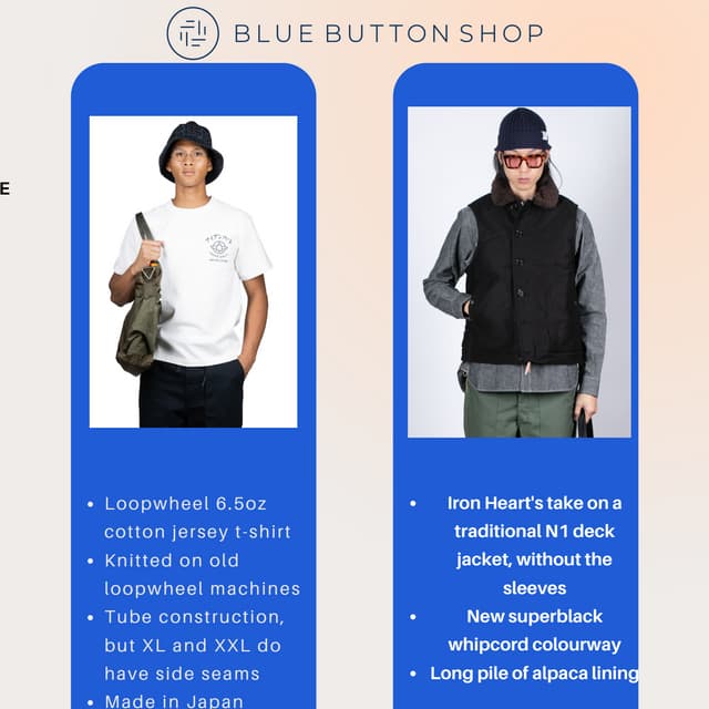 Iron Heart Toronto | Blue Button Shop | PDF