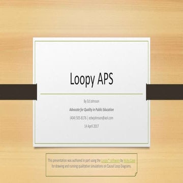 Loopy APS | PPT