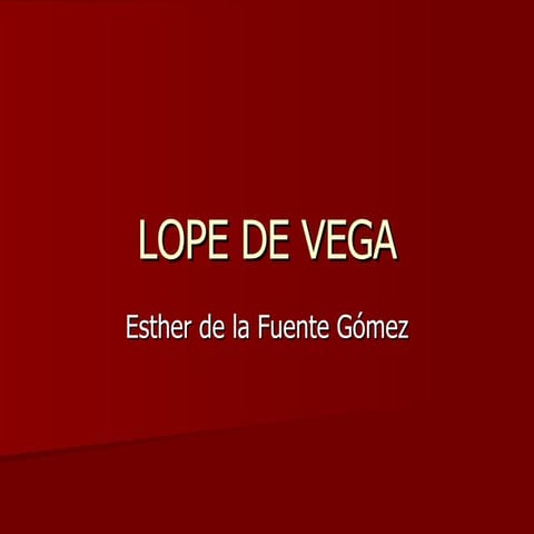 Lope de Vega | PPT