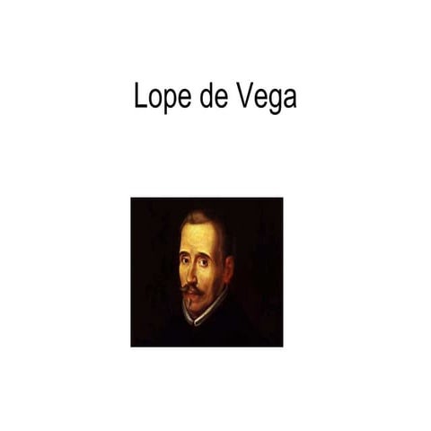 Lope de vega | PPT