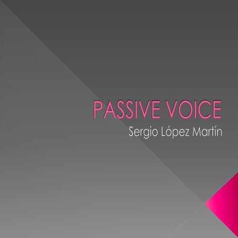 Passive Voice | PPT