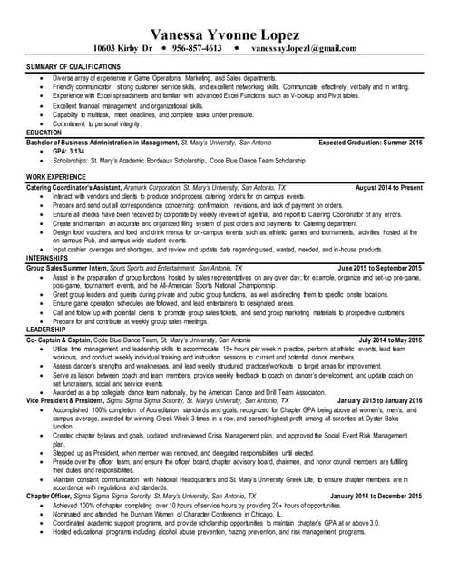 Gabrielle Resume | PDF