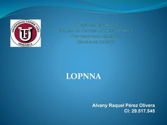 La Lopna | PPT