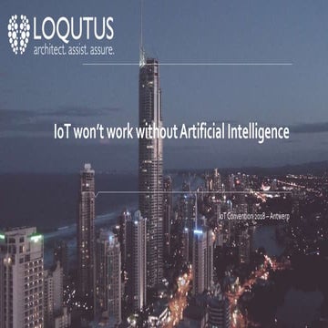 Deep Learning Analytics for IoT Security over a Configurable Big Data Platform | PPSX