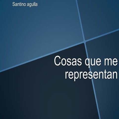 Lo que me representa | PPTX