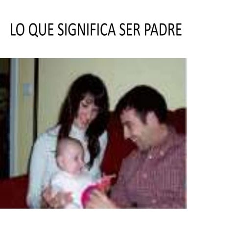 Lo que significa ser padre diapositivas | PPTX