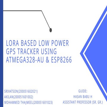 lora based gps using armega328-Au & ESP8266.pptx