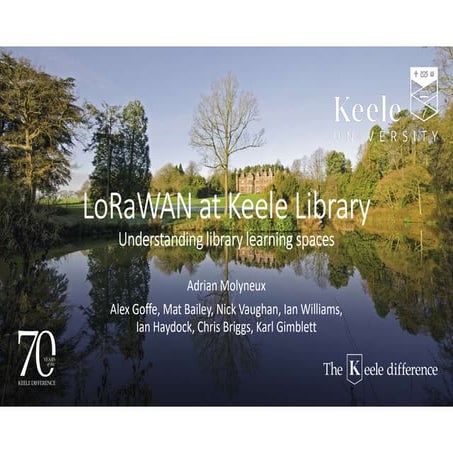 LoRaWAN at Keele library - understanding library learning spaces | PDF
