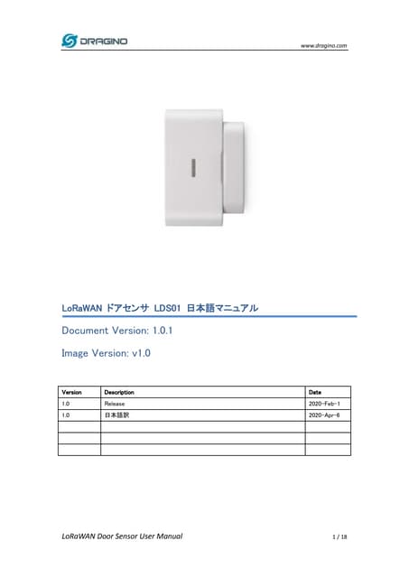 RS485-LoRaWANコンバーター RS485-LN カタログ | PDF