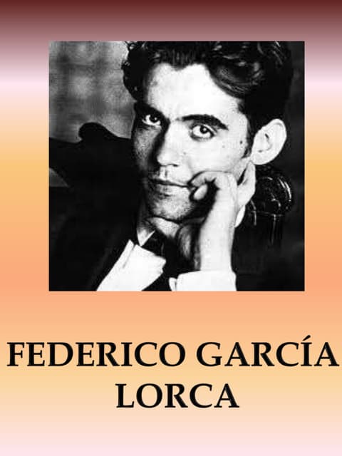 Presentación de Federico García Lorca | PPT