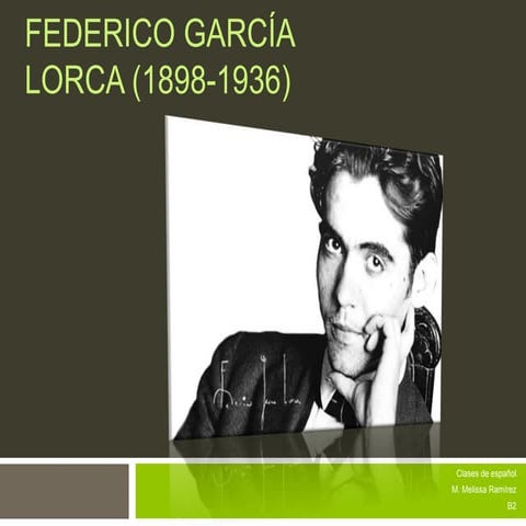 Federico García Lorca | PPTX