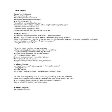 Lorde team | DOCX