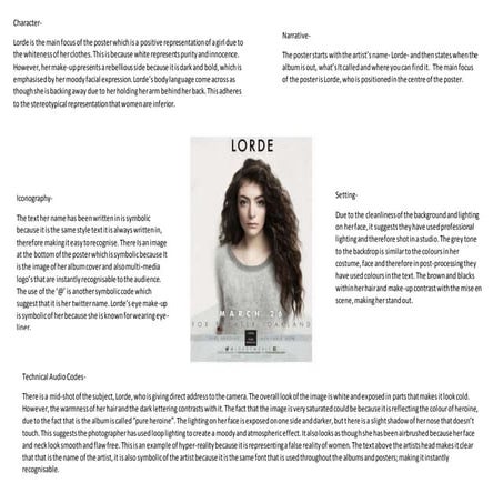 Lorde text and picture | DOCX