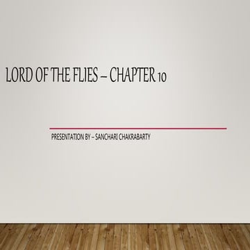 Lord of the flies | PPTX