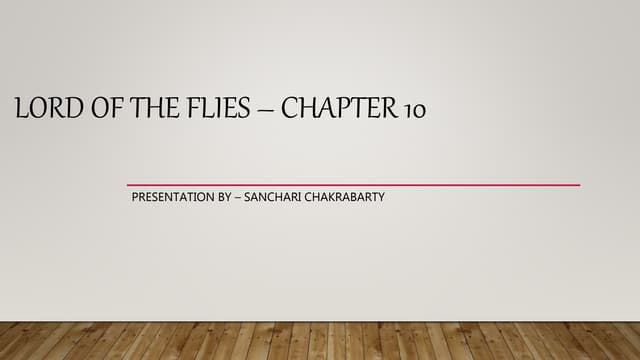 Lord of the flies revision | DOCX