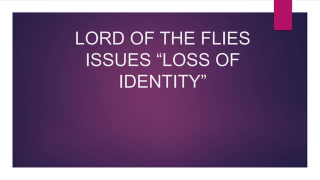 Lord of the flies revision | DOCX