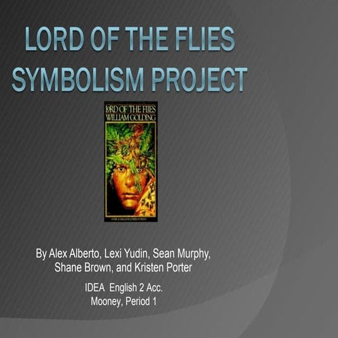 Lord Of The Flies Project | PPT