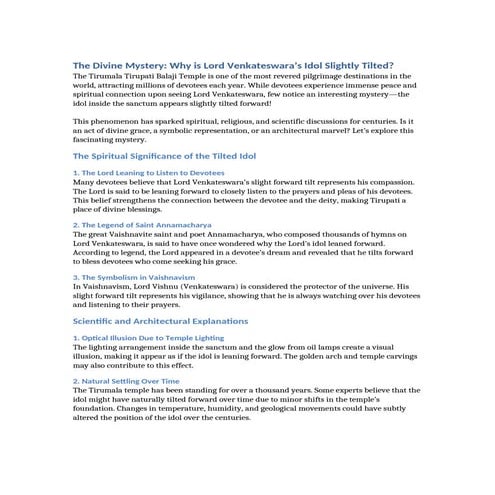 Lord_Venkateswara_Tilted_Idol_Tirupati.docx