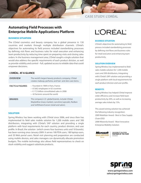 Spring Wireless presentations