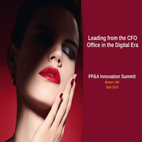 L'Oreal and Leading from the CFO Office in the Digital Era | PDF