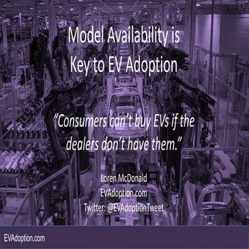 Importance of Model Availability to EV Adoption in the US | PDF