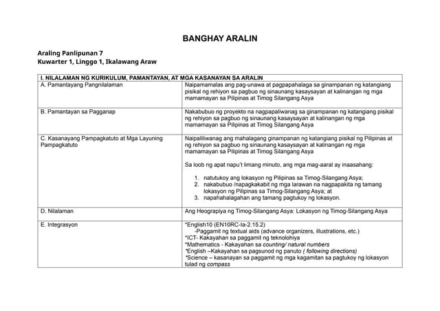 LESSON PLAN IN ARAL. PAN 5 MELC 1 # 1.docx