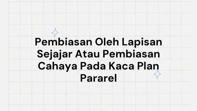 Pembiasan cahaya-pada-prisma-dan-kaca-planparalel | DOC