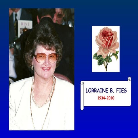 Lorraine Fies 2010 | PPS