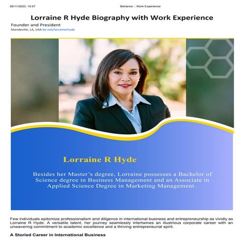 Lorraine R Hyde Biography with Work Experience.pdf