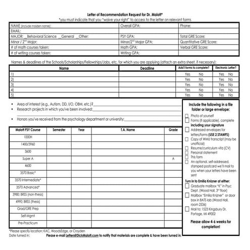 WMU Graduate Application | PDF