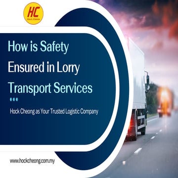 Lorry Transport Service | PDF