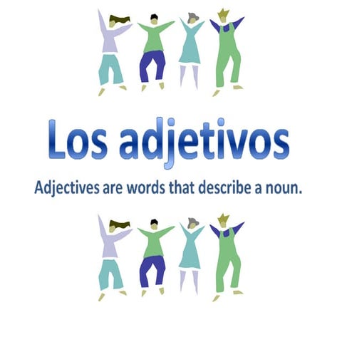Los adjetivos | PPT