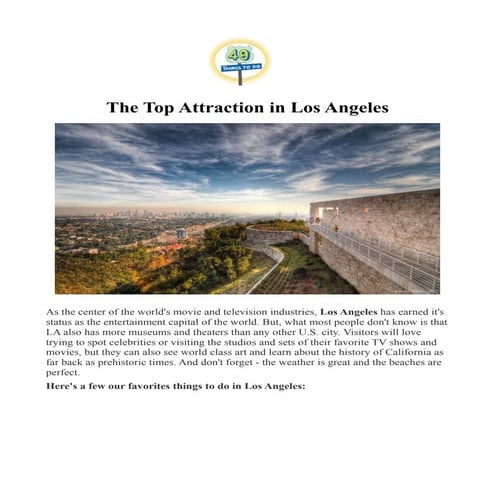 The Top Attractions in Los Angeles | DOC