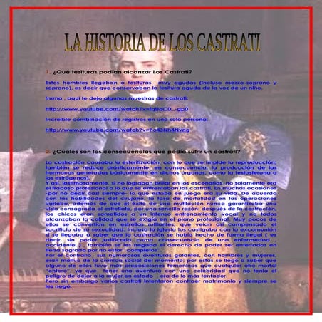 Los Castrati | DOC