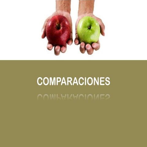 Los comparativos y comidas | PPT