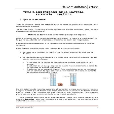 PPT apuntes y apoyo para cuarto básico materia, estados y propiedades ...
