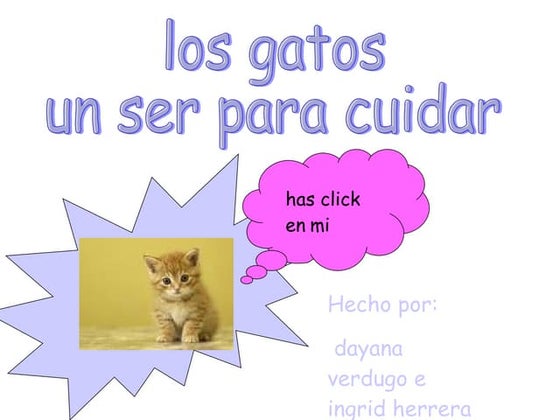 Presentación gatos | PPT