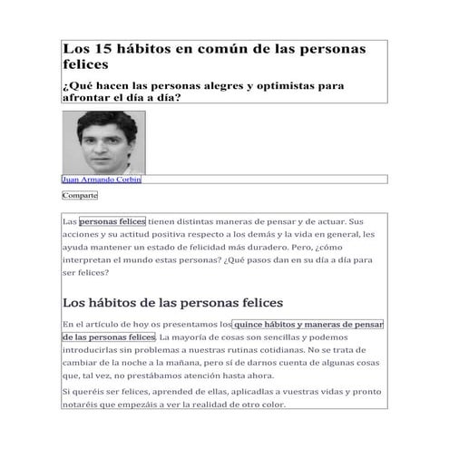 Los 15 hábitos en común de las personas felices.docx